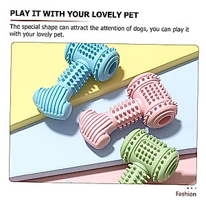 Amosfun 5pcs Dog Toy Puppies Teething Dental Toys Puppy Teething Toys Dog Teeth Cleaning Toy Small Dog Accessories Small Dogs pet Toys Small Chewing Toy pet chew Toy The Dog Outdoor TPR