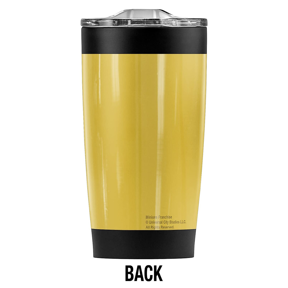 Logovision Minions OFFICIAL Stuart Face Stainless Steel 20 oz Travel Tumbler, Vacuum Insulated & Double Wall with Leakproof Sliding Lid