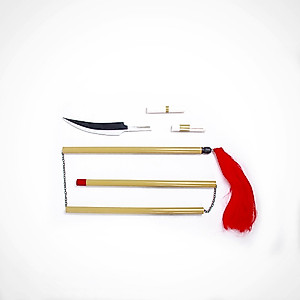 Mtxc Animation Cosplay Prop Weapon Madarame Ikkaku Hoozukimaru Shikai Toy Yellow