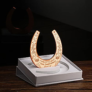 7 Year Anniversary Gifts for Him 7 Year Anniversary Wedding Gift for Couple 7 Years of Marriage Lucky Horseshoe Copper 7th Wedding Anniversary gifts for Him with Box Gifts for Men Him