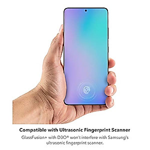 ZAGG InvisibleShield GlassFusion+ with D3O - Hybrid Glass with D3O - Made for Samsung GS21 Ultra (6.9") - Case Friendly