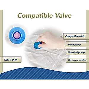 Vacuum Storage Bags 3 Pack Large Vacuum sealed bags for Clothes 3 Large (32x24“) Premium Reusable Space Saving storage bags for comforters and blankets (3, Large)