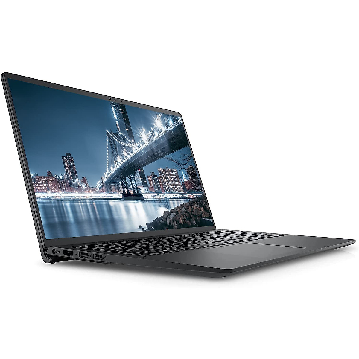 Dell 15.6" Inspiron Laptop with Windows 11 Pro, Intel Celeron N4020 Processor, 16GB RAM, 1TB SSD, Webcam, Wi-Fi, HDMI, Bluetooth, SD Card Reader, Black