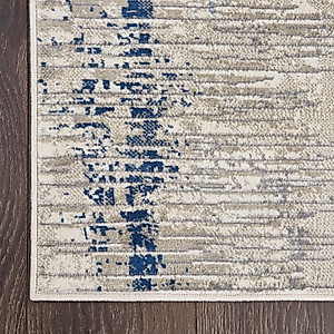 Home Dynamix Melrose Lorenzo Area Rug, 4x5, Gray/Blue