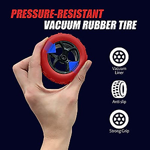 Sakiyr Remote Control Car RC Stunt Car Toy for Kids, 4WD 2.4Ghz Double Sided 360° Rotating RC Car for Boys (Red)