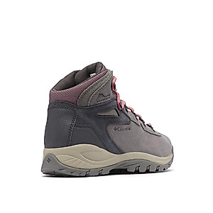 Columbia Women's Newton Ridge Plus Waterproof Amped, Stratus/Canyon Rose, 5