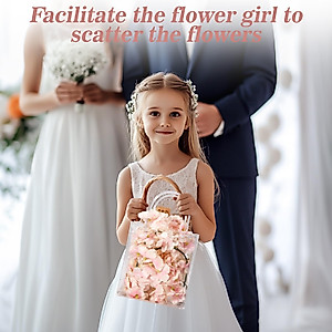 MAQIHAN Clear PVC Gift Bags With Handles 10 PCS PVC Party Favor Bags Transparent Party Favour Plastic Gift Bags 5.9X6.3 Inches Clear Mini Tote Goodie Bag Bulk PVC Plastic Bags With Handles For Gifts