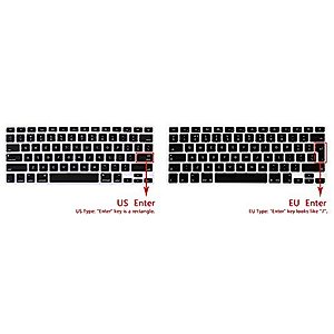 HRH Rainbow Silicone Keyboard Skin Cover for iMac Wired USB Full Size Keyboard with Numeric Keypad A1243(G6 MB110LL/B and MB110LL/A)