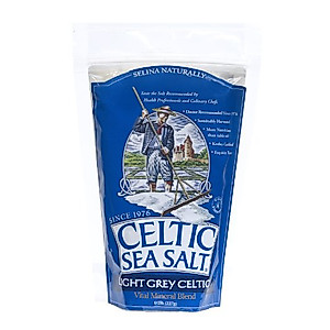 Celtic Sea Salt, Light Grey Pouch, 8 oz