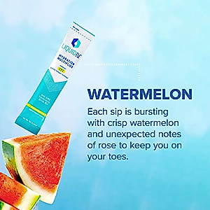 Liquid I.V. Hydration Multiplier - Watermelon - Hydration Powder Packets | Electrolyte Drink Mix | Easy Open Single-Serving Stick | Non-GMO | 16 Sticks