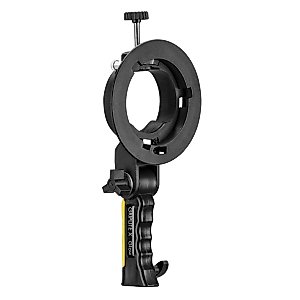 Flashpoint eVOLV 200 Pro TTL Pocket Flash Kit - AD200 Pro, Glow EZ Lock Quick Octa Large Softbox with Bowens Mount (36in), Handheld Grip S-Type Bracket Bowens Mount Holder for Speedlite Flash Softbox