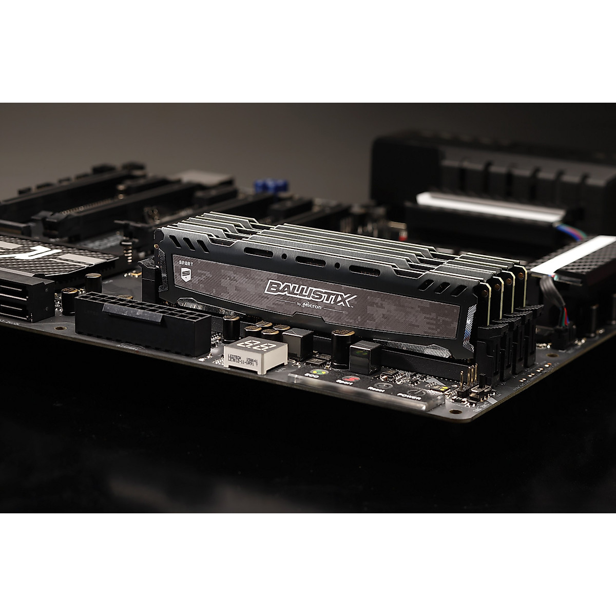 Crucial Ballistix Sport LT 2400 MHz DDR4 DRAM Desktop Gaming Memory Kit 16GB (8GBx2) CL16 BLS2K8G4D240FSC (White)