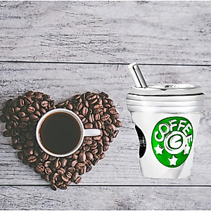 TGLS Coffee Cup Charm for Coffee Lover Bead Compatible With Pandora Bracelets