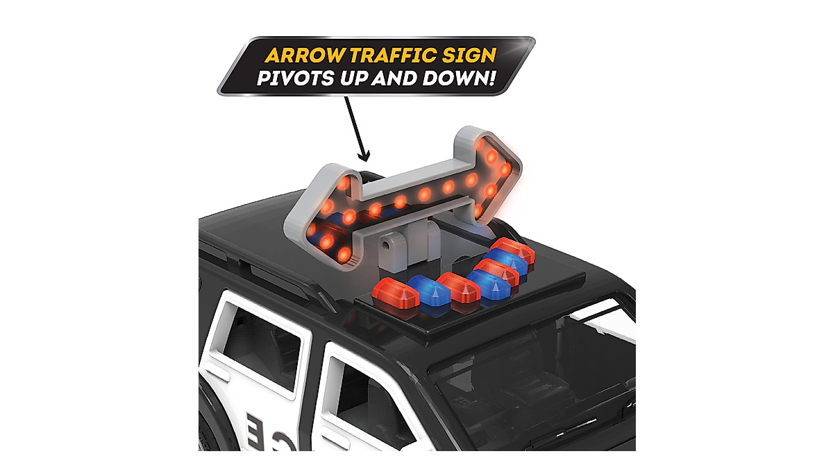 Driven by Battat – Micro 1/124 Scale – Police Car Toy SUV – Toy Vehicle ...