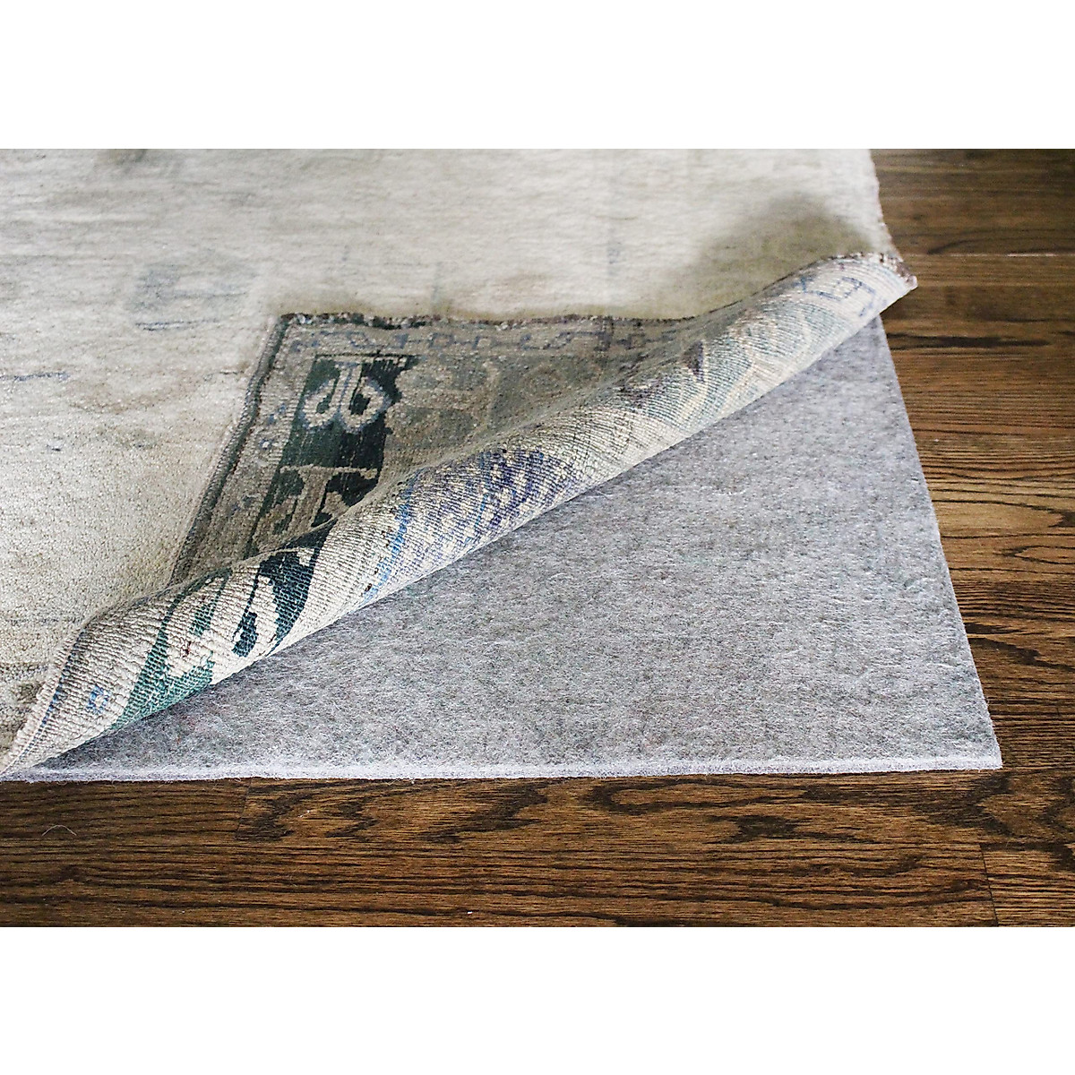 RUGPADUSA - Basics - 11'x13' - 1/3" Thick - 100% Felt - Premium Comfort Rug Pad - Made in The USA