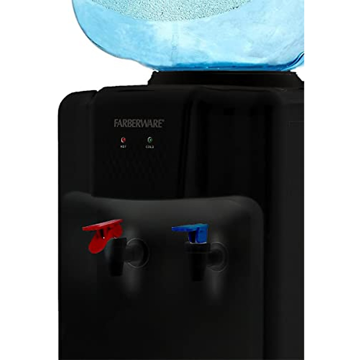 Farberware FW-WD219 Freestanding Hot and Cold Water Cooler Dispenser, Countertop Black