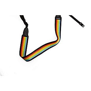 Polaroid Camera Strap Flat – Rainbow Stripe
