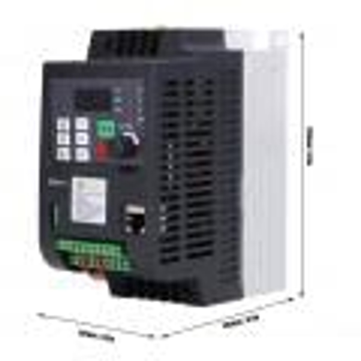 NFLIXIN Variable Frequency, Variable Frequency Speed Controller Variable Frequency Inverter Inverter Solar Photovoltaic Pump Drive Converter DC200‑400V Input