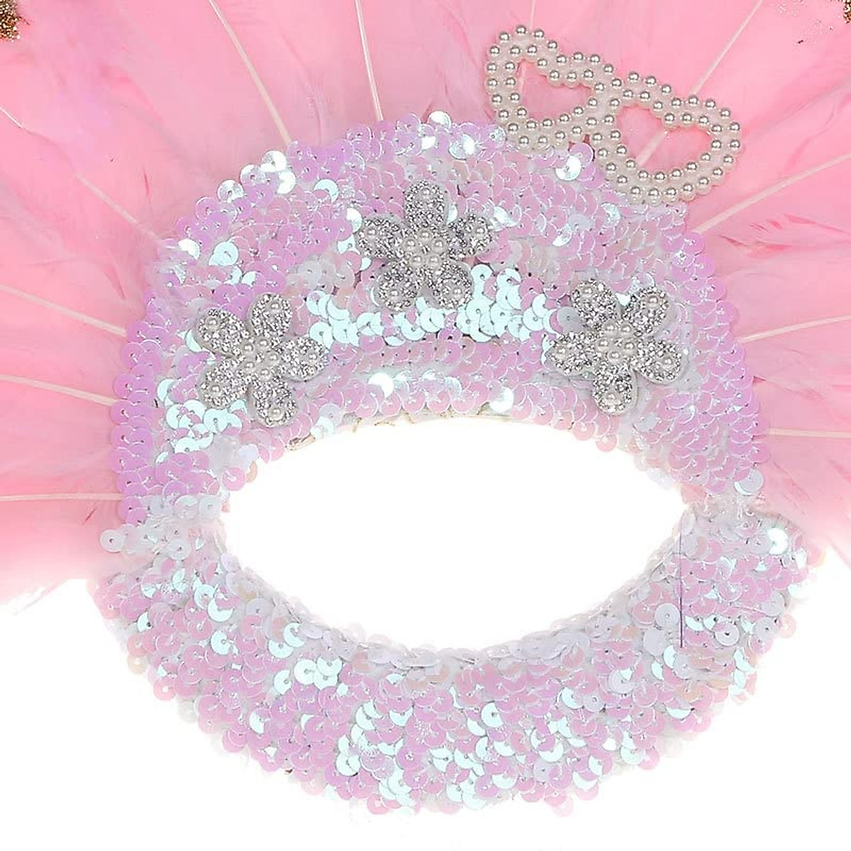 African Unique Custom Bride Wedding Feather Hand Fan DIY Handmade Fans Luxury Dance Fan Hand Held Photo Props Wedding Decoration