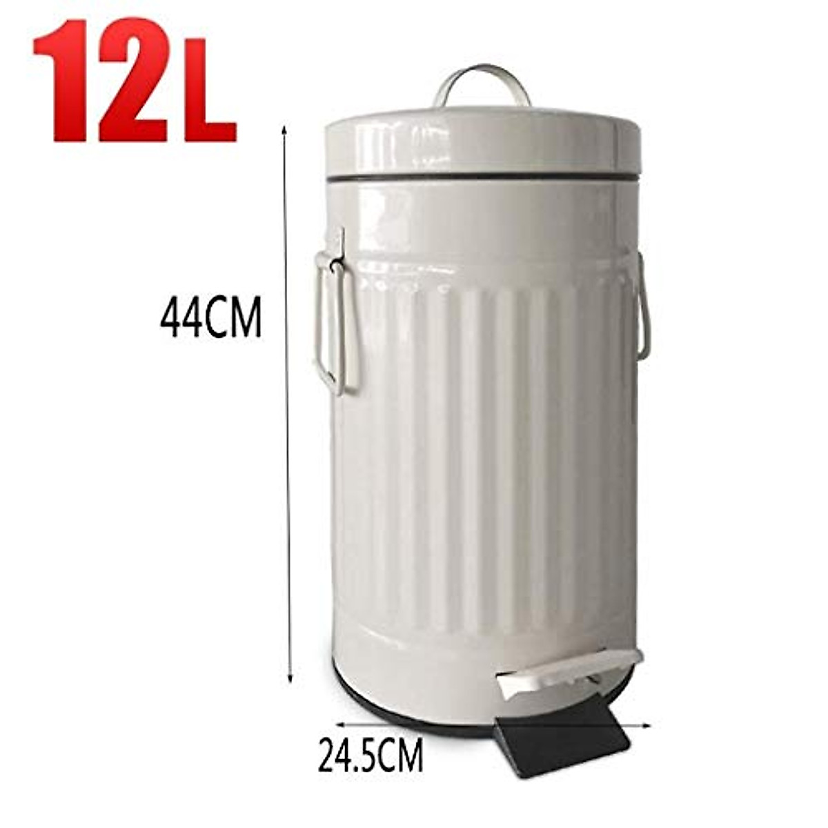 MGEM Trash Can,Garbage Bin, Retro Mailbox Form, Decorative Garbage Bin, Bar, Hotel Café, Trash Can, Kitchen, Bath, Pedal Type, Dustbin (Color : Green)