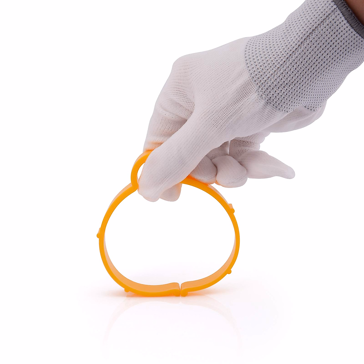 EHDIS® 3.2"(8cm) Vinyl Wrap Sheet Clip Storage Tool for Car Wrap Vinyl Sticker Decal Film Sheet, Coil Hoop Ring Helpful Tool for Auto Film Roll Sheet - 5 PCS