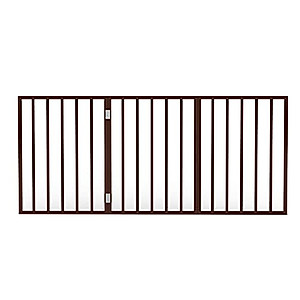 Pet Gate Collection – Dog Gate for Doorways, Stairs or House – Freestanding, Folding, Accordion Style, Wooden Indoor Dog Fence by Petmaker