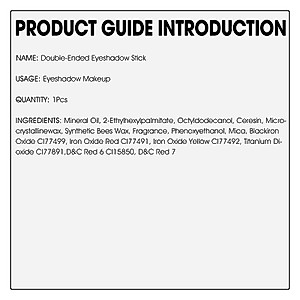 LOKFAR Eye-Shadow Stick Makeup Cosmetics Eye Brightener Stick, Rotatable Cream Eye Shadow Pencil, Glitter Shimmer Eyeshadow Stick with Soft Brush for Eye Makeup (03# Rose Gold Shimmer)