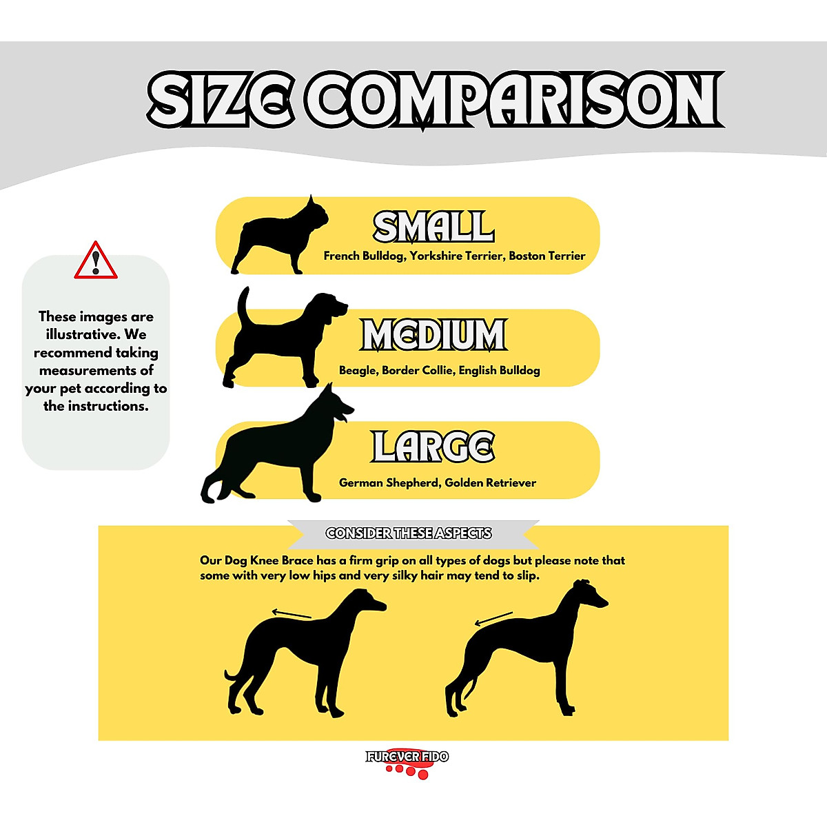 Dog Knee Brace, Hip Displaysia Dog Support Brace, Dog ACL Brace Hind Leg, Dog ACL Knee Brace, Dog Knee Brace for Luxating Patella, ACL Brace for Dogs Rear Leg, Dog Hip Support brace (L - Left)