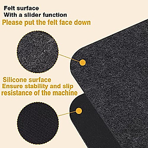 Air Fryer Heat Resistant Mat, 4 Pcs Kitchen Countertop Heat Protector Mats, Non-slip 12” x 16” Silicone Appliance Slider for Ninja Foodi Air Fryer Toaster Oven Coffee Maker Blender