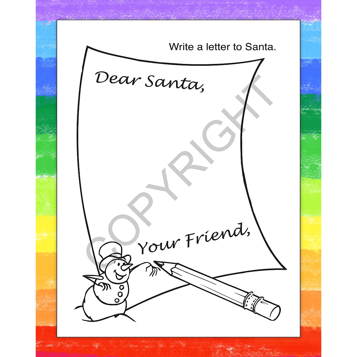 ZOCO - Christmas Coloring Books (25 Bulk Pack, Without Crayons) - Stocking Stuffers, Toys, Holiday, Xmas Party Favors, Activities for Kids