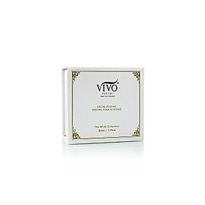 Vivo Per Lei Facial Peeling Gel - Face Peel Containing Dead Sea Minerals and Nut Shell Powder - Exfoliating Gel And Blackhead Remover (Pack of 2) Includes 2 Travel Facial Peel tubes