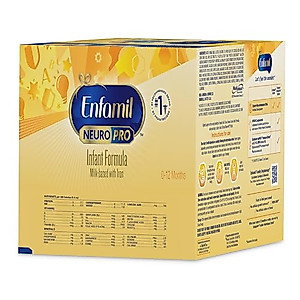 Enfamil NeuroPro Baby Formula, MFGM* 5-Year Benefit, Expert-Recommended Brain-Building Omega-3 DHA, Exclusive Immune Supporting HuMO6 Blend, Ready-to-Feed Infant Formula, Liquid, 6 Fl Oz (24 Count)