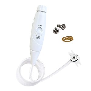 Oral Hygiene Accessories Replacement Hose and Handle Parts Compatible with Waterpik' Water flosser WP-100 WP-300 WP-660 WP-900, Pack of 1 Handle Hose