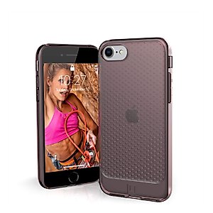 URBAN ARMOR GEAR [U] by UAG Designed for iPhone SE 2020 / iPhone 8 / iPhone 7 [4.7-inch screen] Case Lucent Slim Lightweight Stylish Transparent Impact Resistant Protective Phone Cover, Dusty Rose
