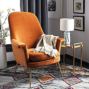 SAFAVIEH Adirondack Collection 6' Round Light Grey / Red ADR205F Moroccan Boho Non-Shedding Dining Room Entryway Foyer Living Room Bedroom Area Rug