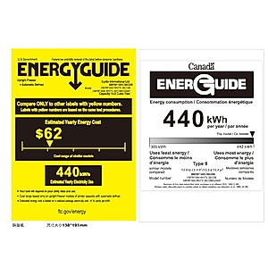 Hamilton Beach HBFRF1495 14 cu ft Upright Convertible Fridge/Freezer-Frost Free-Removable Glass Shelves-LED Interior Light, Stainless