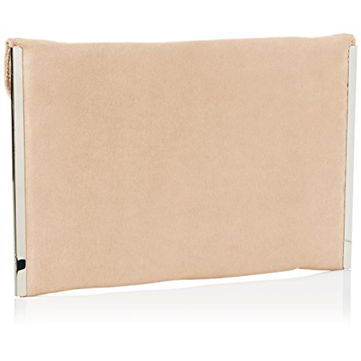 SwankySwans Louis Suede Slim Envelope Party Prom Clutch Bag, Beige (Nude)