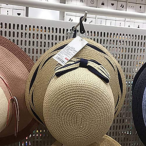 E-outstanding 500pcs Sock Display Hooks 1 3/4 Inch Plastic J-Hooks for Sock Hat Underwear Hanging, Black