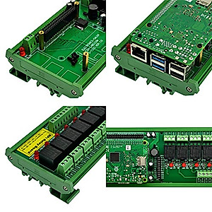 DIN Rail Mount 8 SPDT IoT Power Relay Module for Raspberry Pi