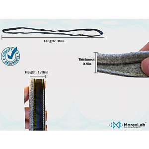 Dry Drum Felt Gasket Kit Part DC97-07618A with Large High-Temperature Adhesive Included Part Compatible with Samsung Dryers Replaces PS4218879 AP4453798 PD00025731 3998155 DV42H5200EW DV42H5000EW