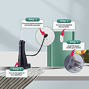 AMANDONG Step Up Transformer 110V to 220V Voltage Converter 200W,Suit for Mobile Phone, Electric Toothbrush, Electric Shaver, Small Electric Fan, and Other Appliances (200W) (200W)