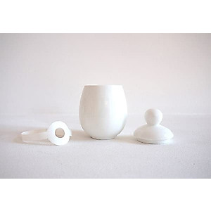 AggCoddler - XXL Porcelain and Silicone Egg Cooker, Scandinavian Egg Coddler Poacher