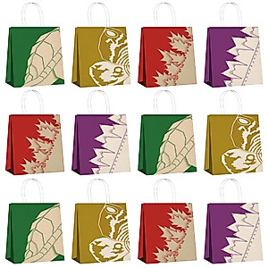 OCPSPS Movie Party Favor Bags 12pcs Gift Bags Kids Goodie Candy Bags with Handles Children Birthday Party Supplies