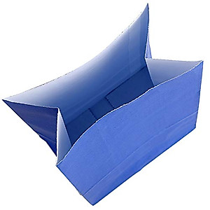 Party Favor Bag - 50 Piece Navy Blue Kraft Paper Treat Bags Ideal for, Lunch, Gift Bags Birthday Parties, July 4th or Baby Showers - 5 x 3 x 9 Inch