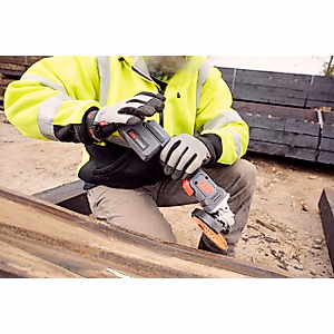 Ingersoll Rand G5351-K22-20V Cordless Angle Grinder and Cut-off Tool, 2 Battery Kit, 8000 RPM, 1HP, 4.5" Wheel