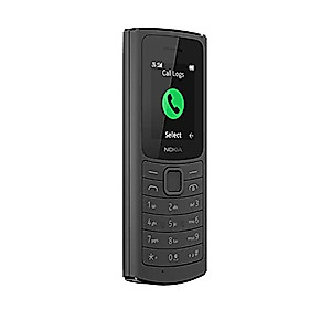 Nokia 110 4G Dual-SIM 48MB ROM + 128MB RAM (GSM Only | No CDMA) Factory Unlocked 4G/LTE Cell-Phone (Charcoal) - International Version