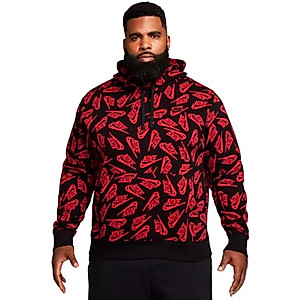 Nike Hoodie's (as1, alpha, s, regular, regular, Black/Red (DV8152-657))