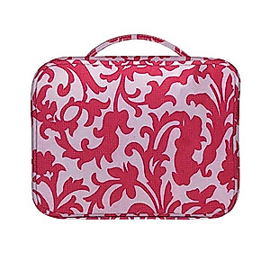 QTKJ Bible Covers for Women, Carrying Book Cover Case with Handle and Zippered Pocket Bible Cover for Mom Ladies Teens Girls (017)