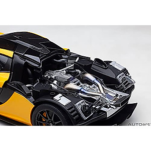 AUTOart McLaren P1 Volcano Yellow w/Yellow/Black Interior 1/18 Model Car 76067
