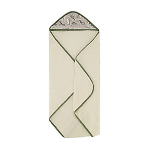 Cudlie Buttons & Stitches Baby Boy 3 Pack Rolled/Carded Hooded Towels in Dino Roar Print (GS71721)